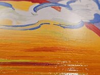 Rainbow Umbrella Man in Reeds 2018 Limited Edition Serigraph by Peter ...