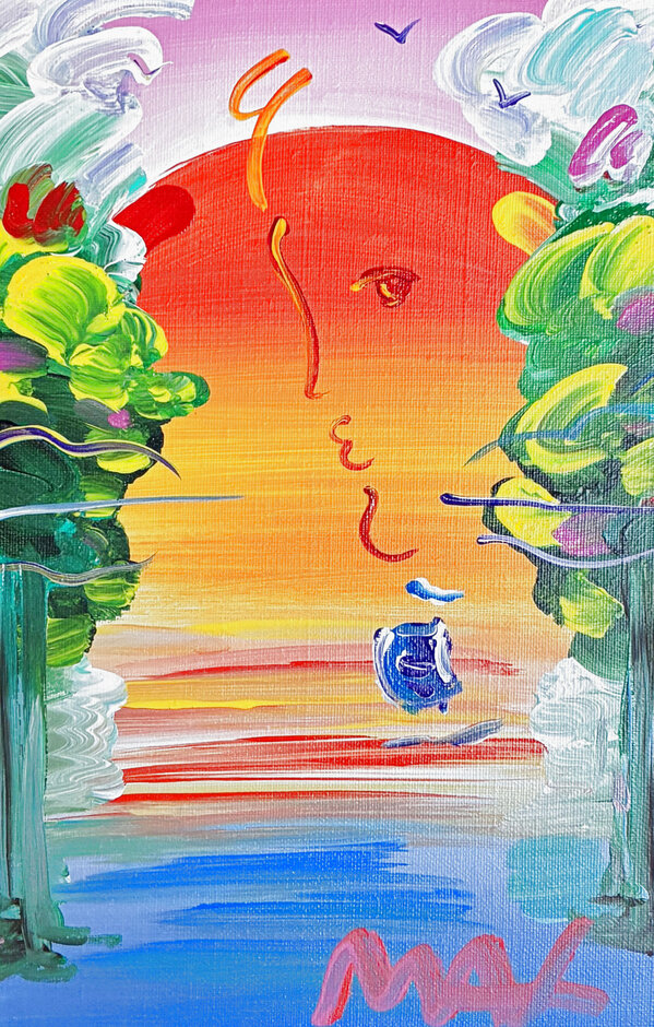 Peter Max Original Paintings, Watercolors, Drawings And Works On Paper ...