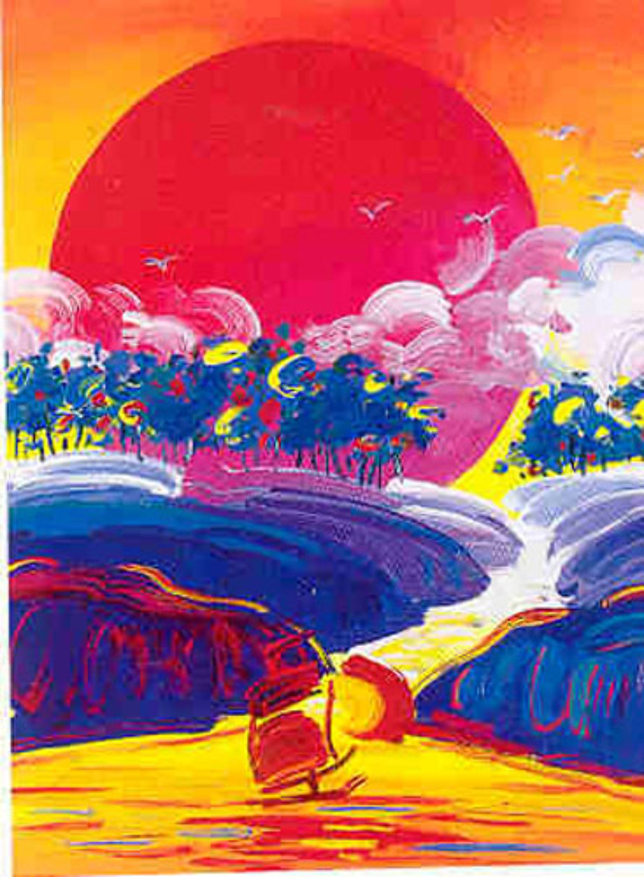 Without Borders II 2002 by Peter Max - For Sale on Art Brokerage