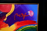 Flower Blossom Lady Unique 1999 36x30 by Peter Max - For Sale on Art ...