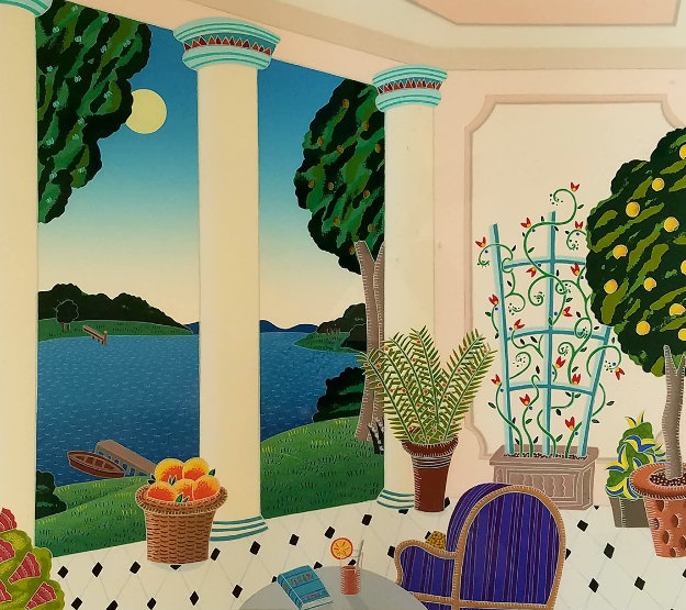 Palm Island 1990 Huge by Thomas Frederick McKnight