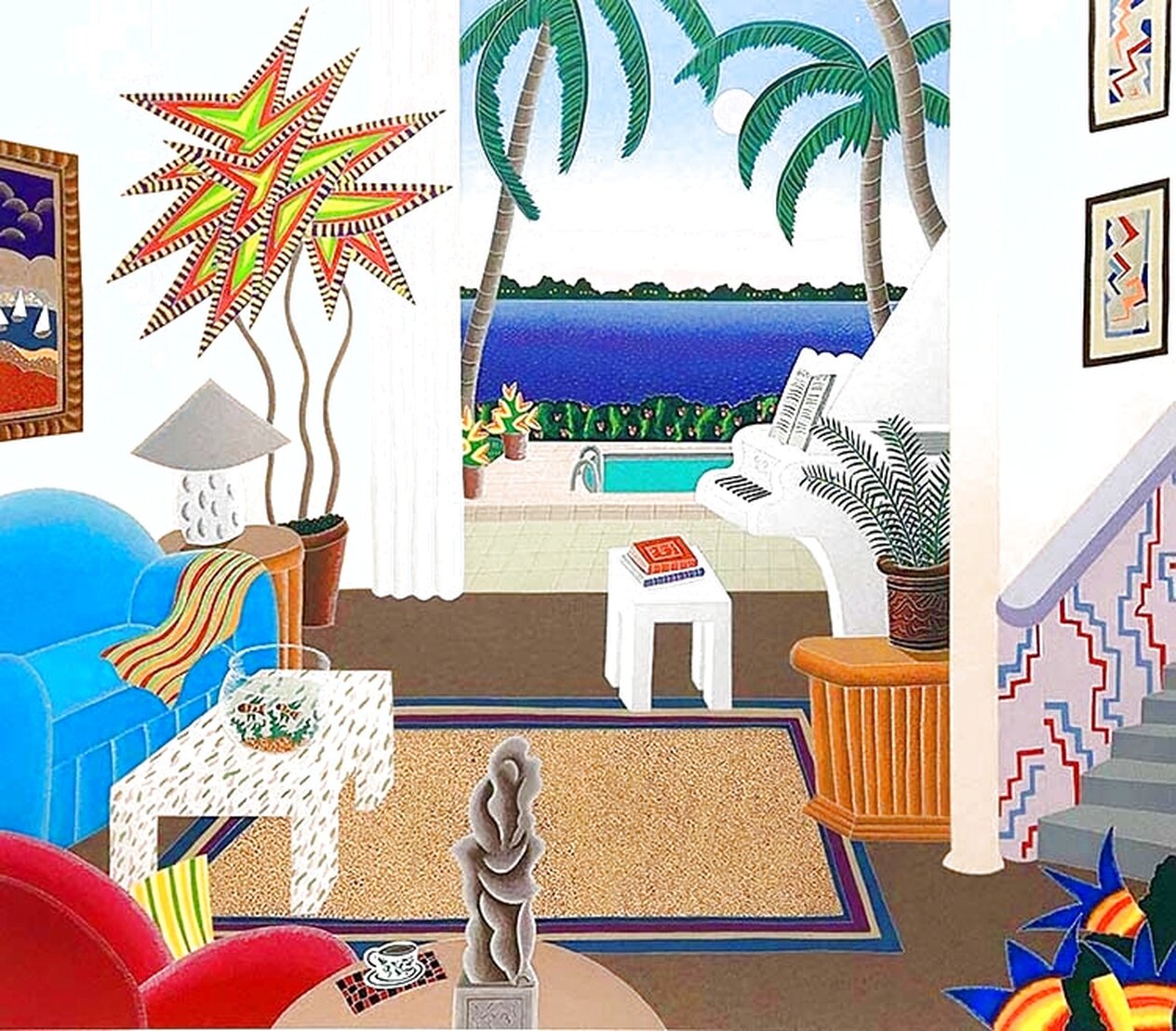 Boca Raton Limited Edition HC Serigraph by Thomas Frederick McKnight ...