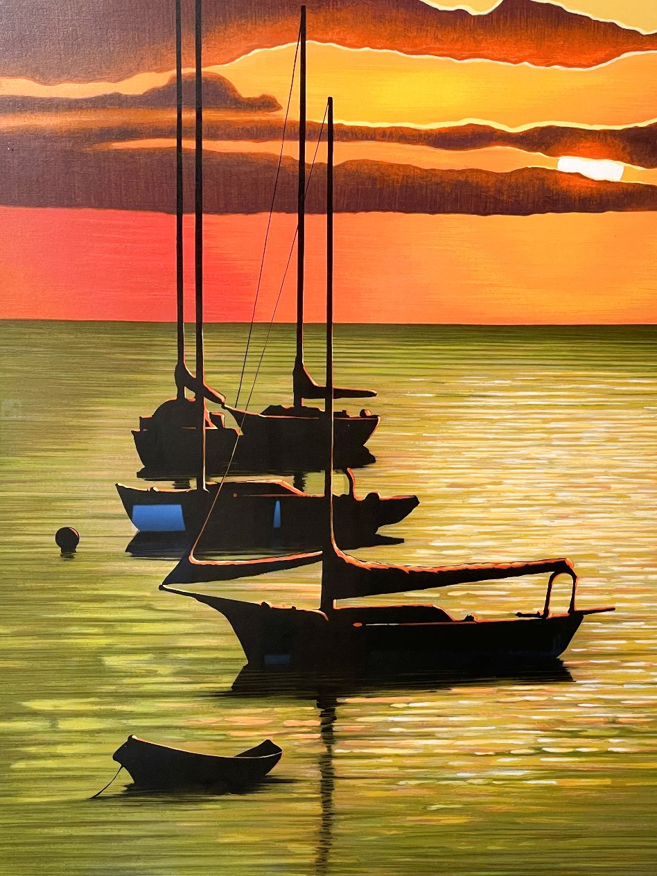 Silhouettes 2005 Serigraph 37x28 by Igor Medvedev - For Sale on Art ...