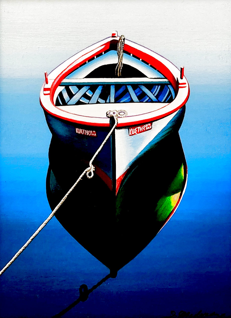 Meditative 2001 Limited Edition Serigraph on Canvas by Igor Medvedev ...