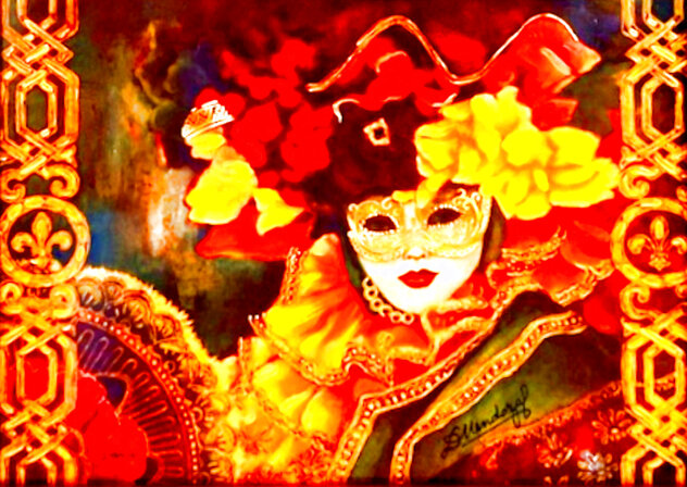 Madonna Con Frutas 2018 Limited Edition Embellished Caldograph on Wood ...