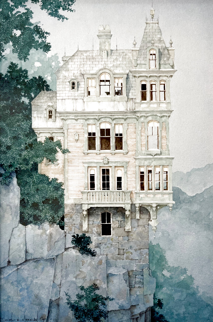 Untitled Architecture 1999 Watercolor by Daniel Merriam - For Sale on ...