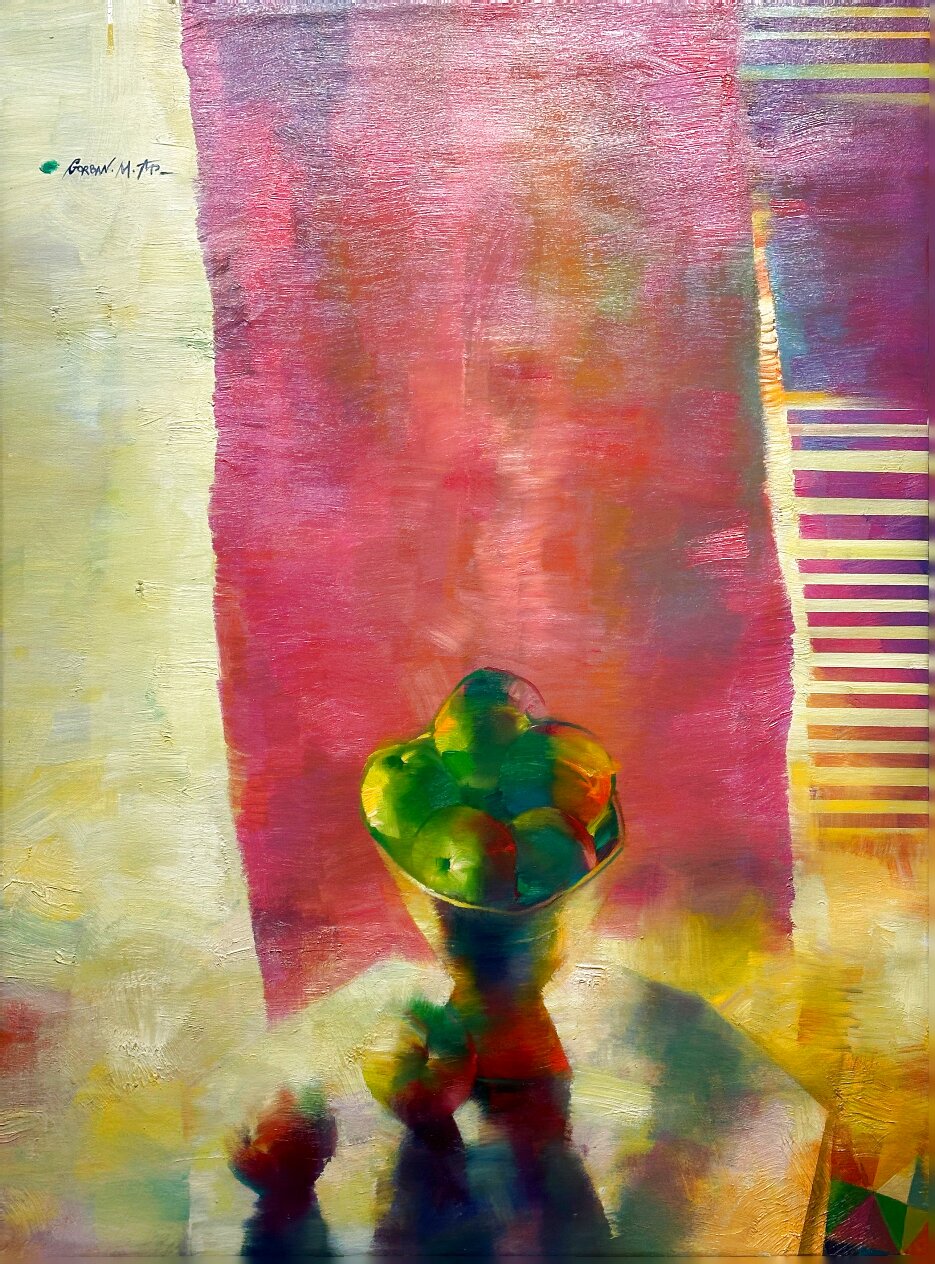 Still Life with Apples 1992 Oil on Canvas by Michael Gorban - For Sale ...