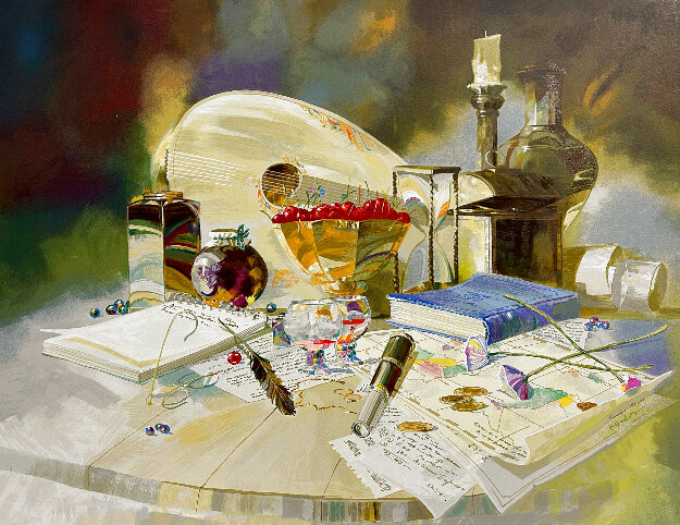 Collection on Table Limited Edition Print by Michael Gorban - For Sale ...