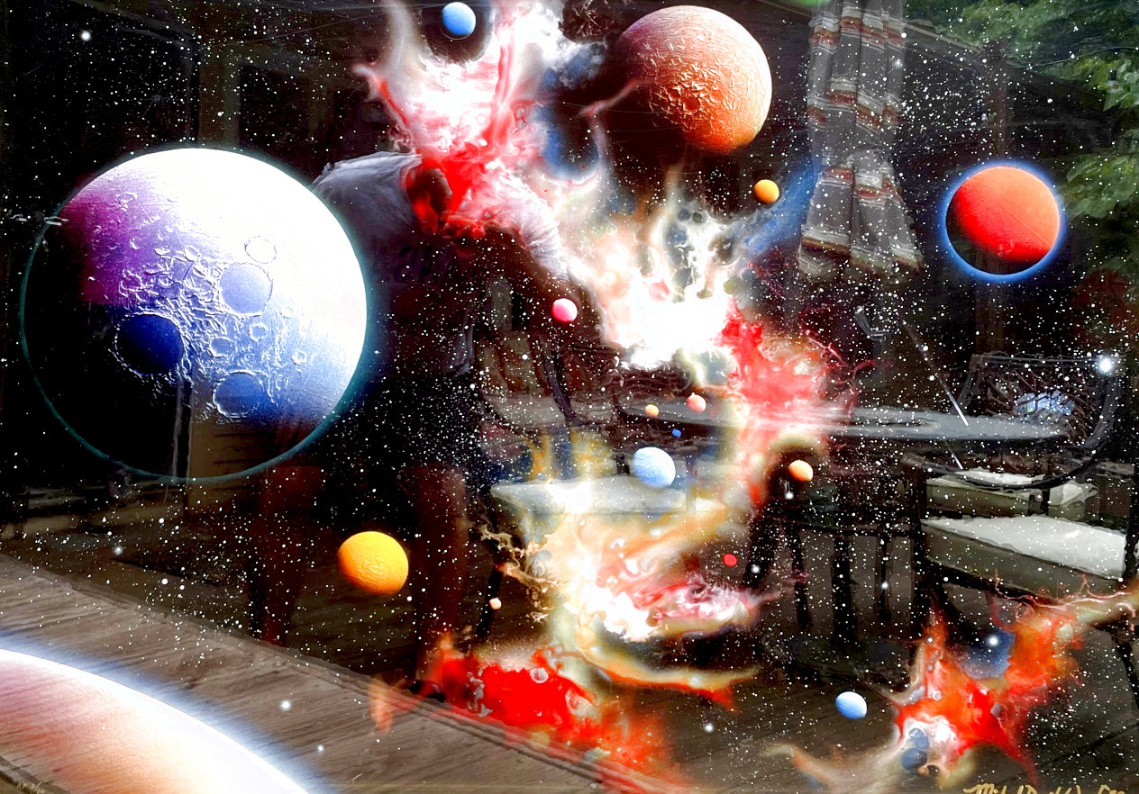 Red Sky at Night 1990 Lithograph 29x39 by Michael David Ward - For Sale ...