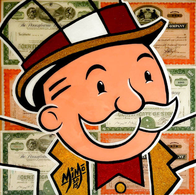 Mr Monopoly Man Drawing