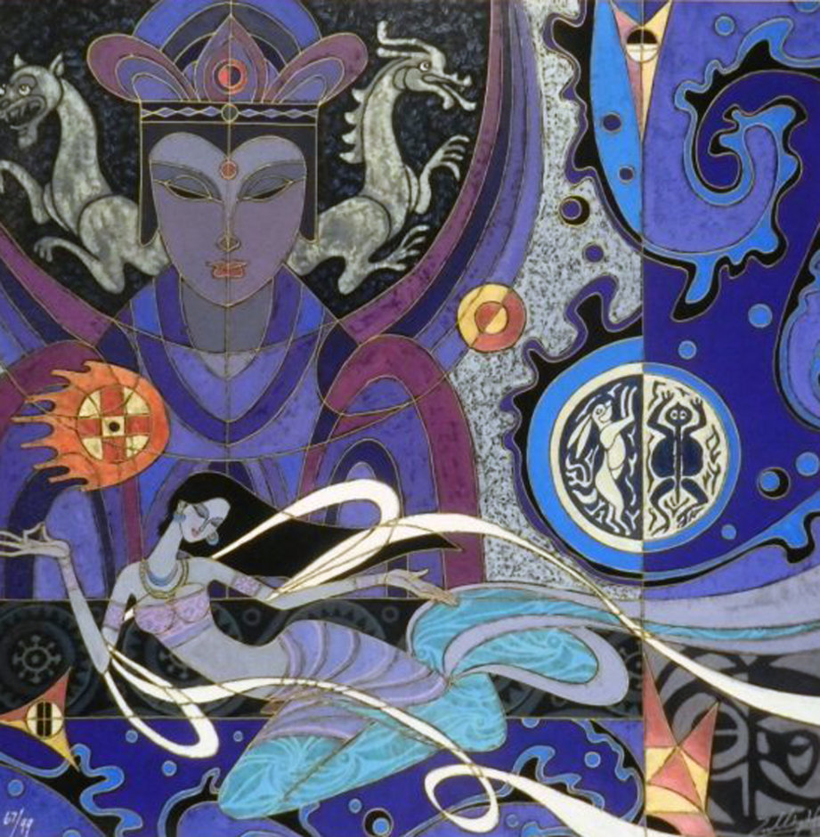 Zu Ming Ho Chinese Contemporary Artist Paintings/prints For Sale - 62 ...