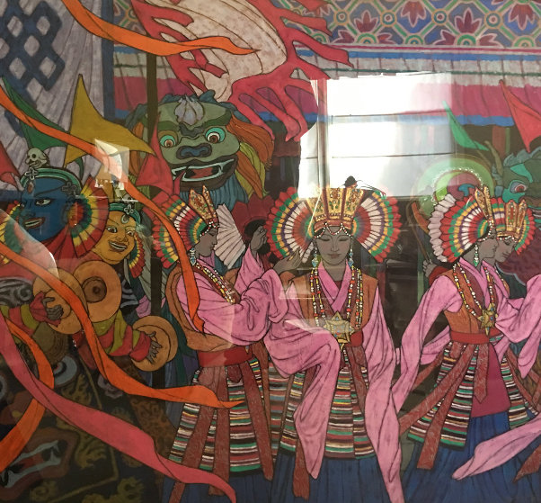 original painting , Zu Ming Ho Rainbow Headress by Zu Ming Ho - For ...