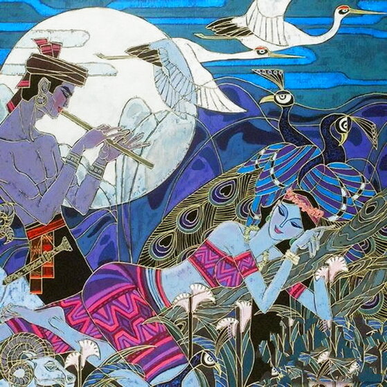 Wedding Song 2009 Limited Edition Giclee on Canvas by Zu Ming Ho - For ...