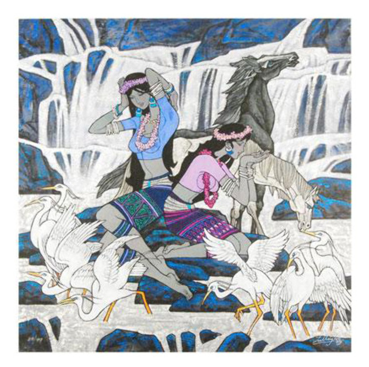 Silver Falls 1 2010 by Zu Ming Ho - For Sale on Art Brokerage