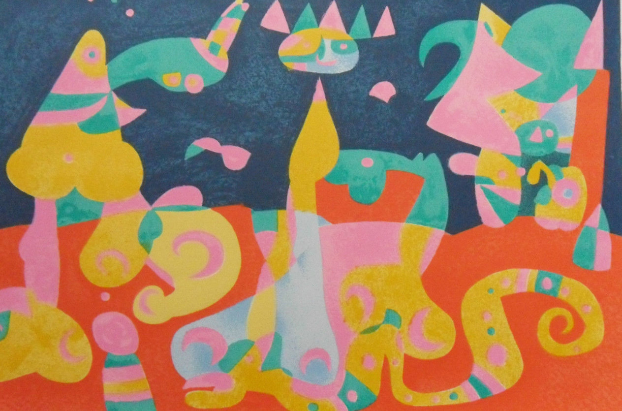 Le Reve from Miro's Suite Pour Ubu Roi 1966 HS by Joan Miro - For Sale ...