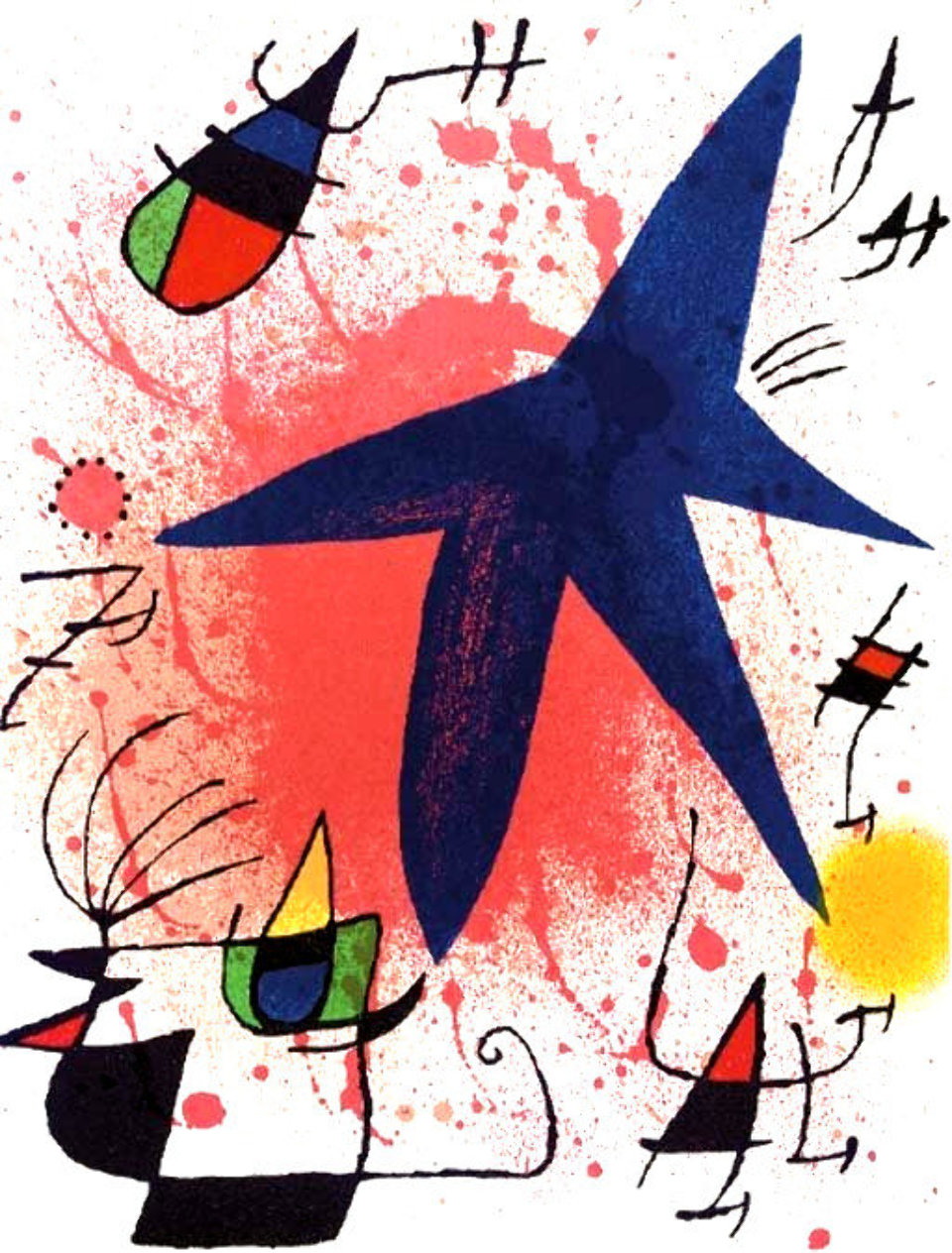 l'etoile Blue - Blue Star AP 1972 Surrealism by Joan Miro - For Sale on ...