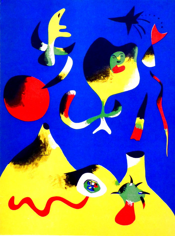 Joan Miro Spanish Abstract/surrealist Artist Prints And Sculpture For ...