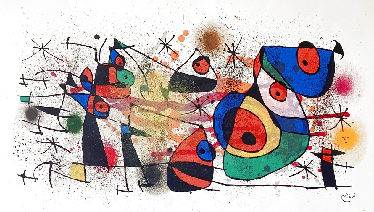 Ceramique: Mourlot Lithograph by Joan Miro - For Sale on Art Brokerage