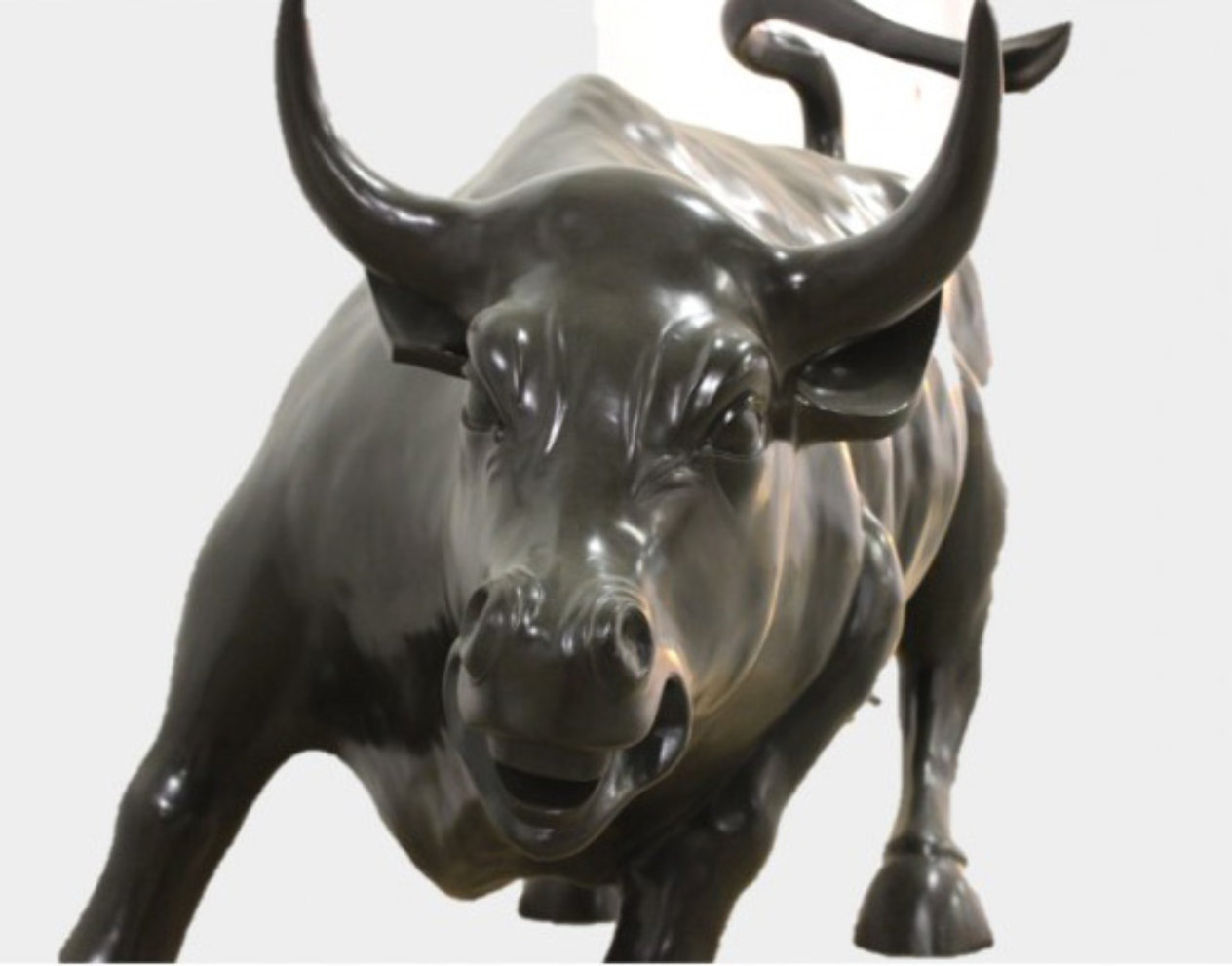 Charging Bull Bronze Sculpture by Arturo Di Modica - For Sale on Art Brokerage