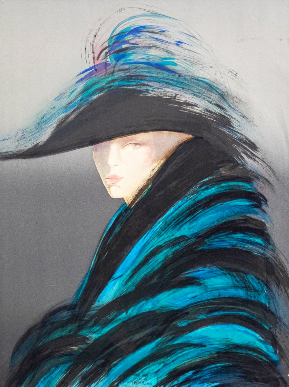 Untitled Portrait Limited Edition Lithograph by Victoria Montesinos ...