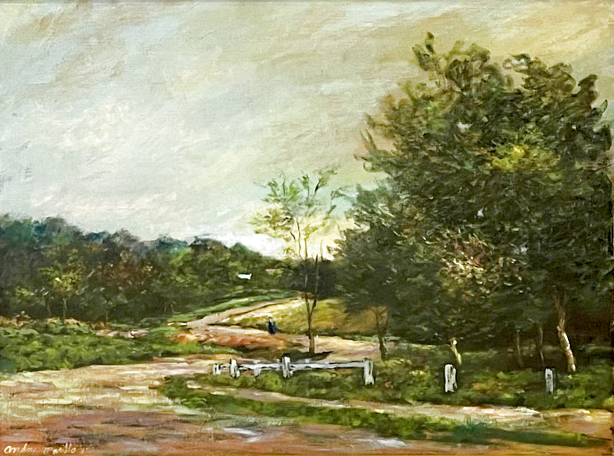 Country Road Oil on Canvas by Andres Morillo - For Sale on Art Brokerage