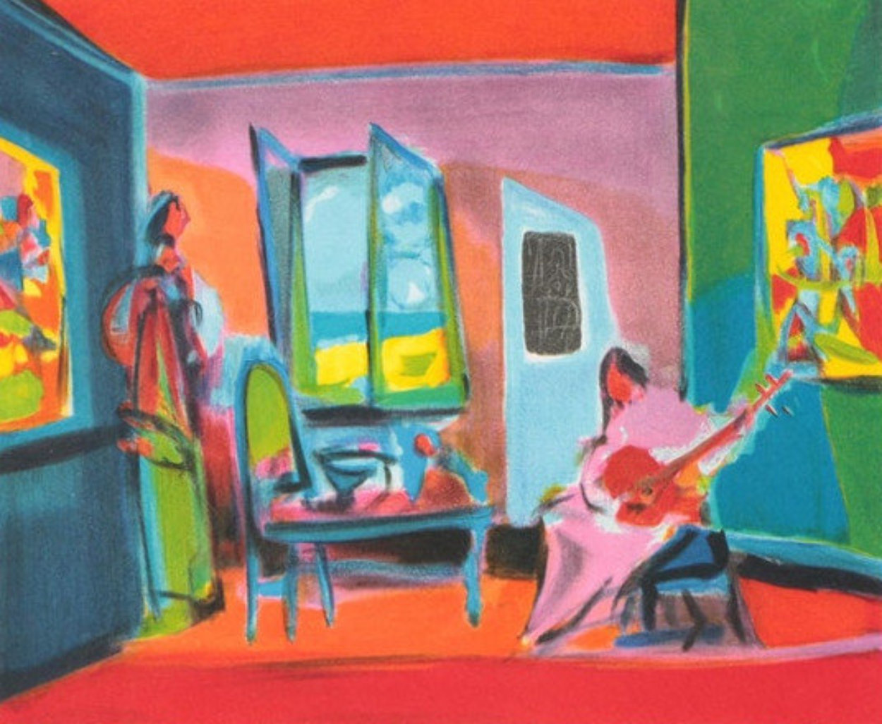 La Musicienne 1996 by Marcel Mouly