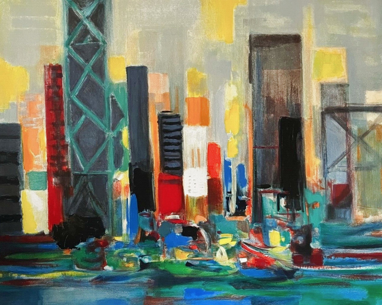 Hong Kong 2003 Limited Edition Lithograph by Marcel Mouly - For Sale on ...