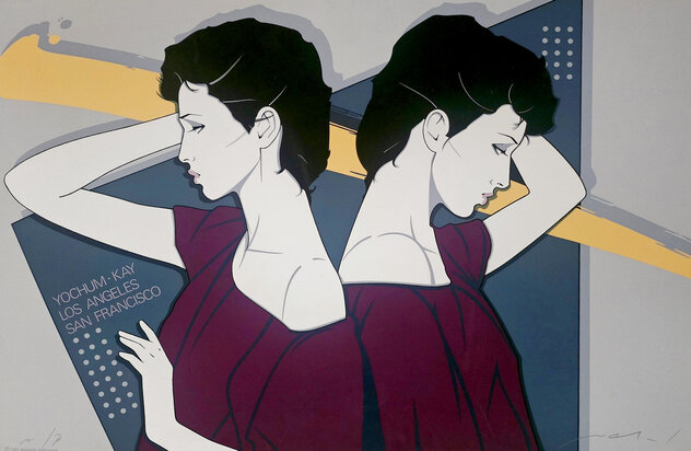 Park Place 1989 Serigraph 44x25 by Patrick Nagel - For Sale on Art ...