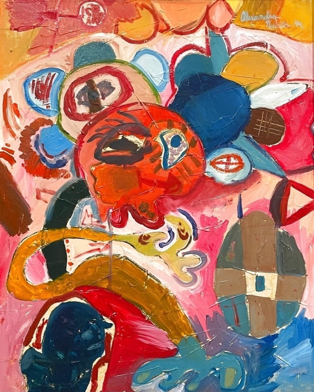 Summer 1994 Oil on Canvas 30x24 by Alexandra Nechita - For Sale on Art ...