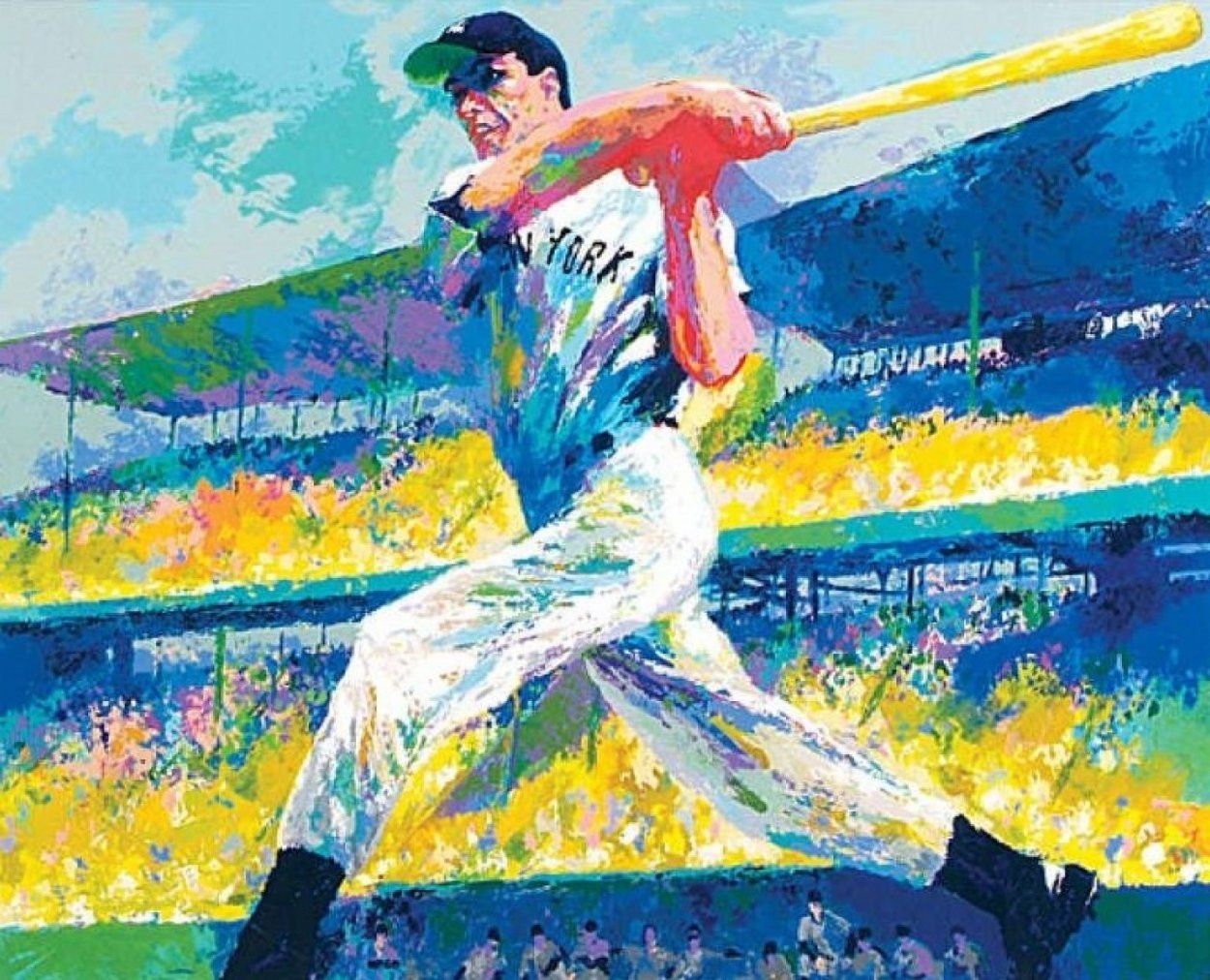 Dimaggio Cut AP 1998 HS By Joe by LeRoy Neiman