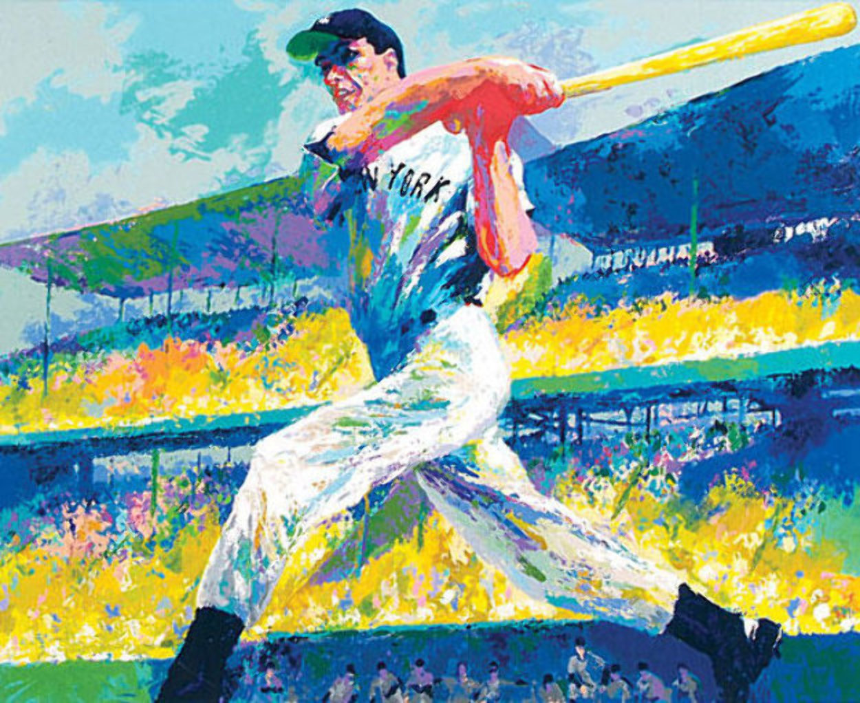 LeRoy Neiman print joe dimaggio by LeRoy Neiman