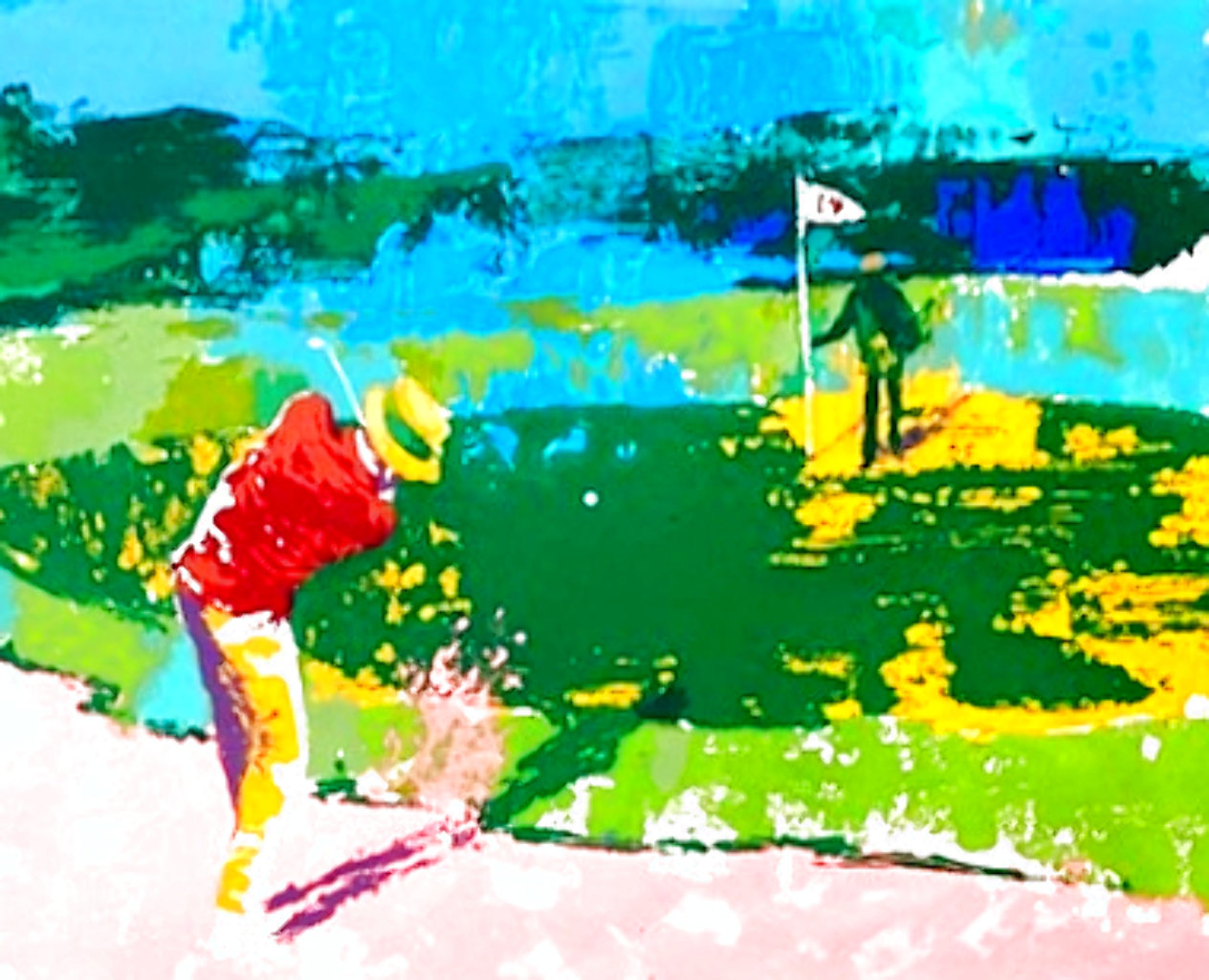 Chipping On 1972 Serigraph 20x26 by LeRoy Neiman - For Sale on Art ...