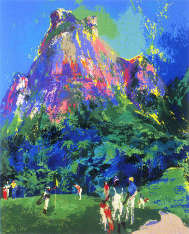 Evening Splendor Hawaii, 1985, Lithograph, 31x23, by Roy Tabora