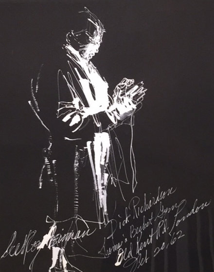 James Brown Drawing 1967 by LeRoy Neiman