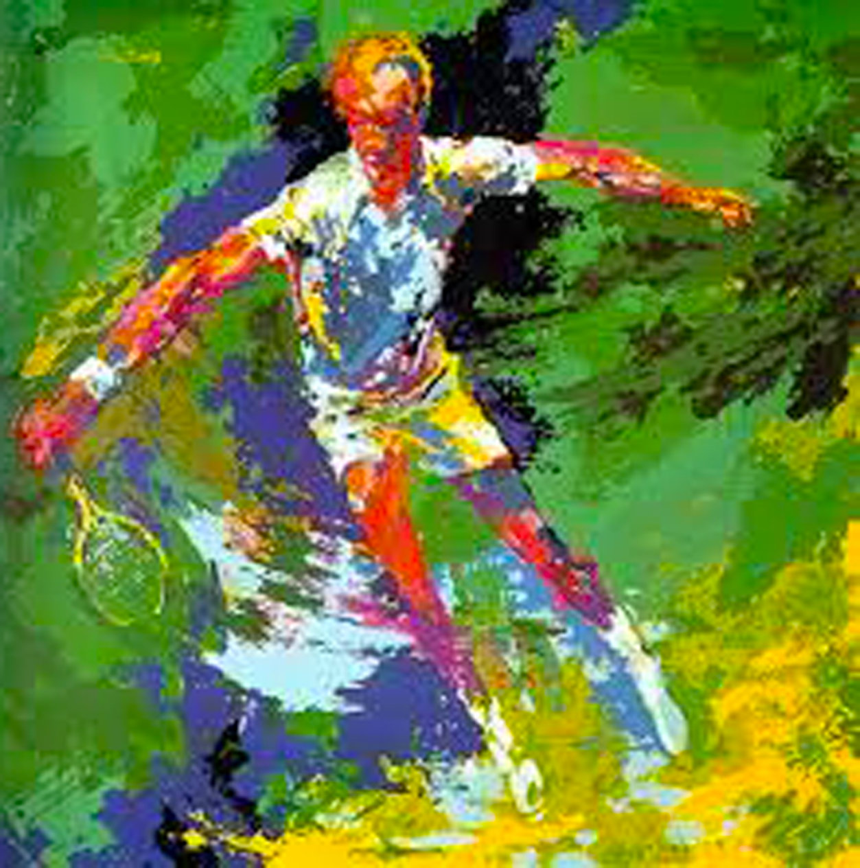 Stan Smith by LeRoy Neiman - For Sale on Art Brokerage