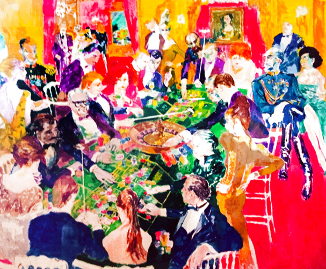 LeRoy Neiman, Baden Baden 1987, print by LeRoy Neiman - For Sale on Art ...