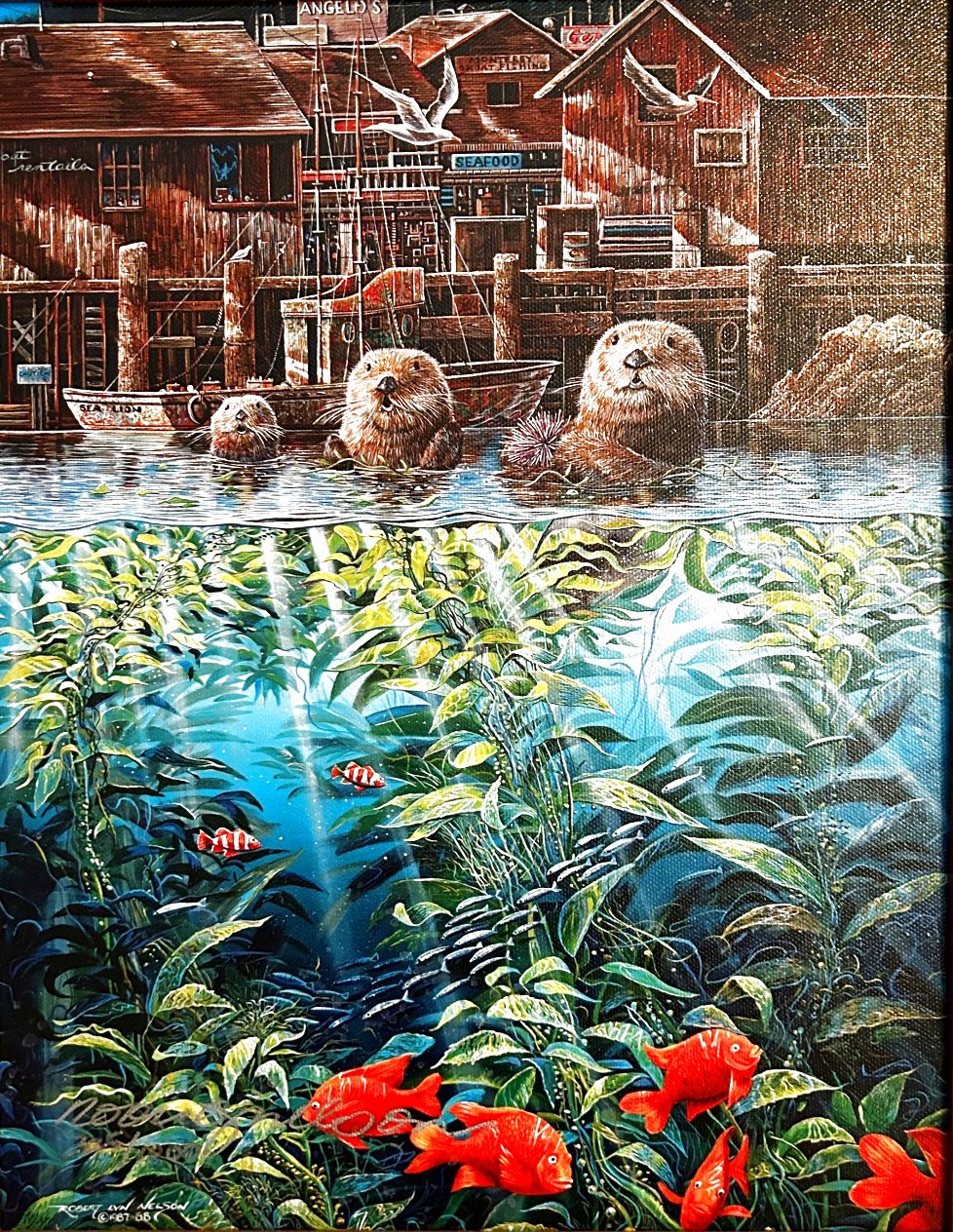 Their Gentle Ways Limited Edition Lithograph by Robert Lyn Nelson - For ...