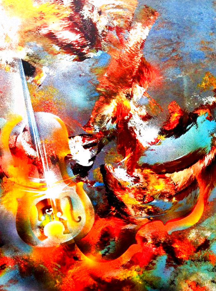 Mexican Artist Leonardo Nierman Paintings And Sculpture For Sale - 49 ...