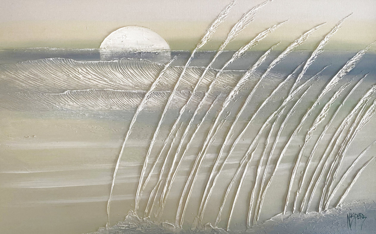 Sunrise Wheat 1989 Acrylic on Canvas by Michael Nisperos - For Sale on Art Brokerage