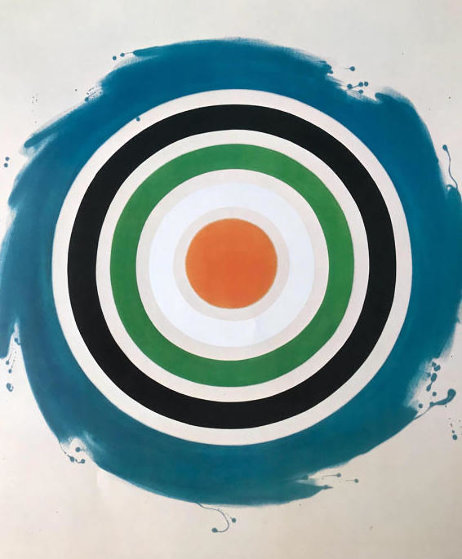 A Retrospective Circle 1977 Unique by Kenneth Noland