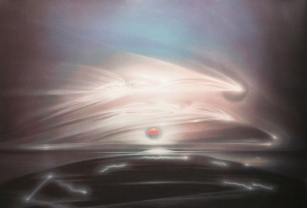 Untitled Serigraph 1988 by Andreas Nottebohm