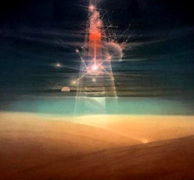 Untitled Serigraph 1988 by Andreas Nottebohm