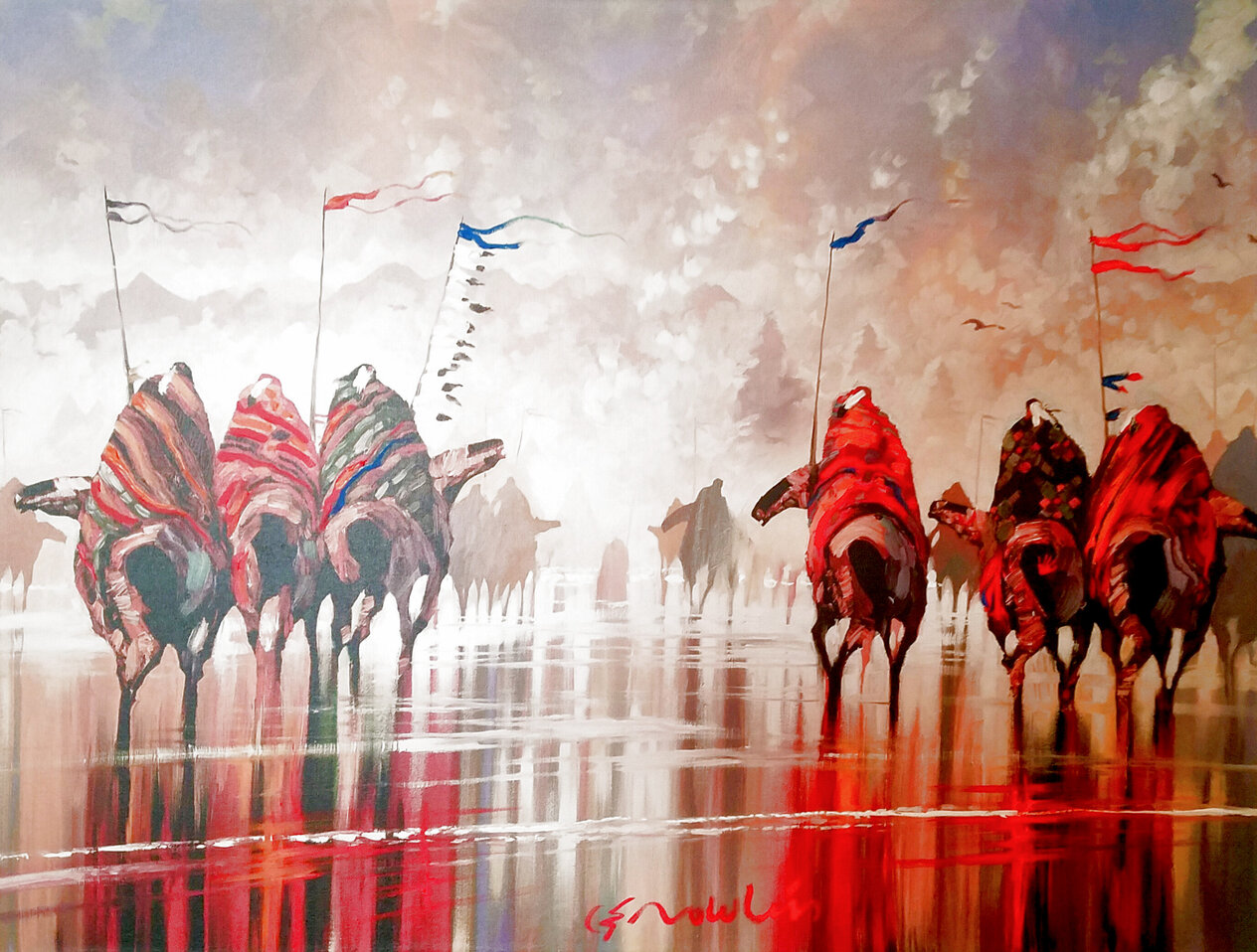 Blessing Limited Edition Embellished Giclee on Canvas by B.C. Nowlin ...
