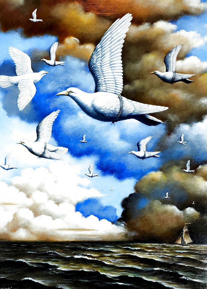 Polish Artist Rafal Olbinski Paintings And Prints For Sale - 4 Listings
