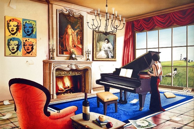 Park West, Orlando Rafael Quevedo Cuban Artist Paintings For Sale ...