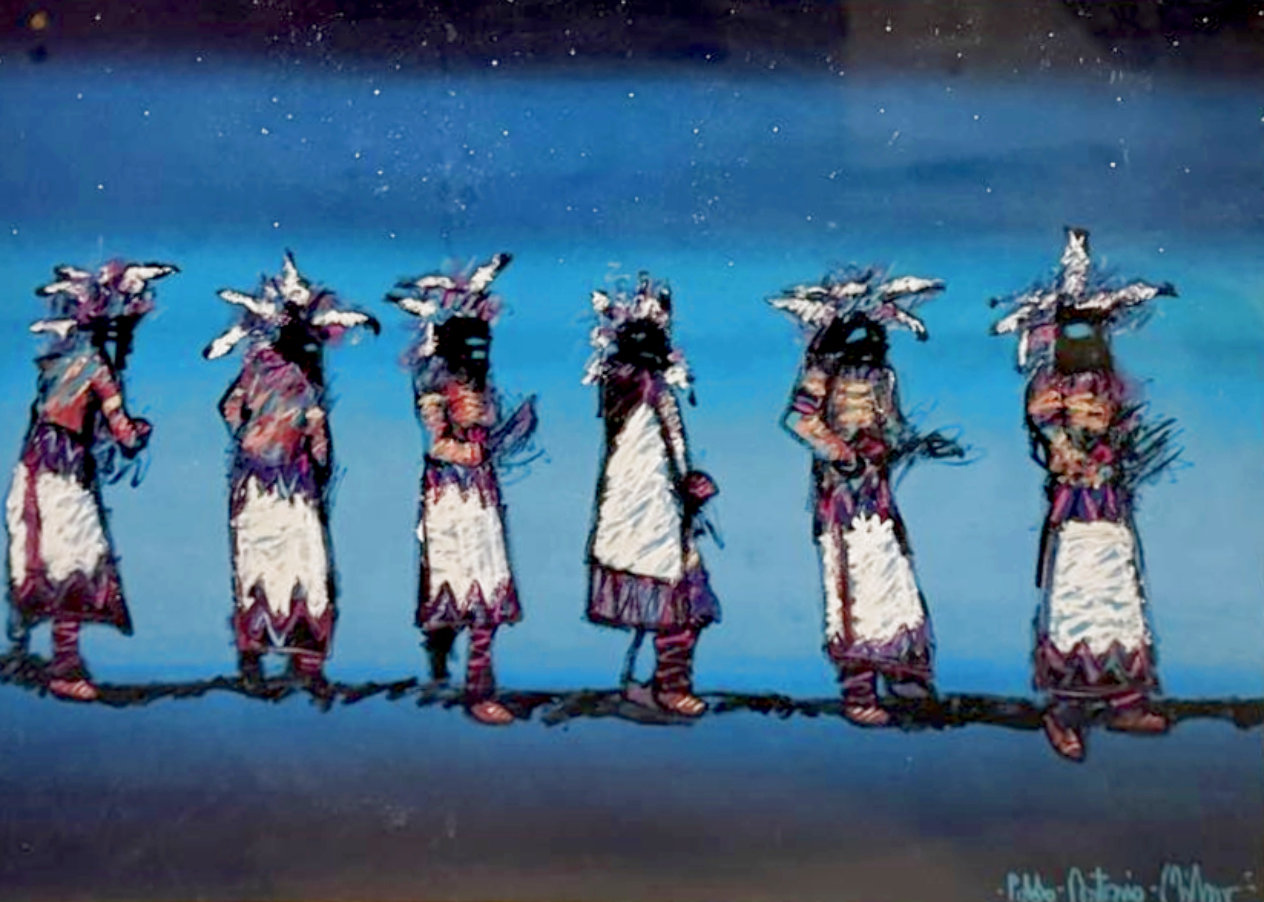 Fire Dancers Acrylic by Pablo Antonio Milan - For Sale on Art Brokerage