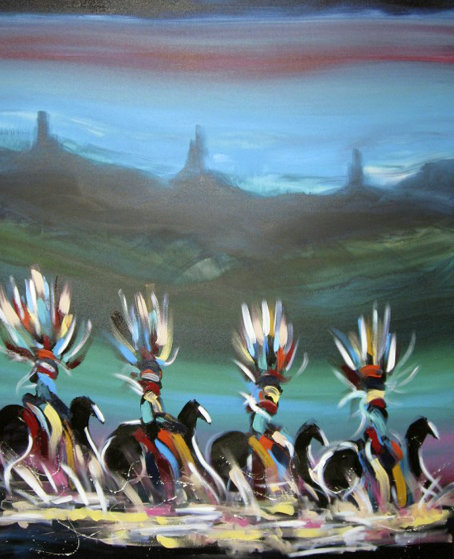 Korn's Riders 1993 60x72 Huge Mural Size by Pablo Antonio Milan - For ...