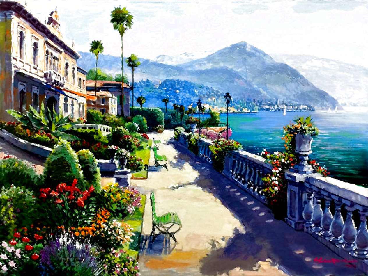 Sam Park, Lake Como Promenade, 1999 by Sam Park - For Sale on Art Brokerage