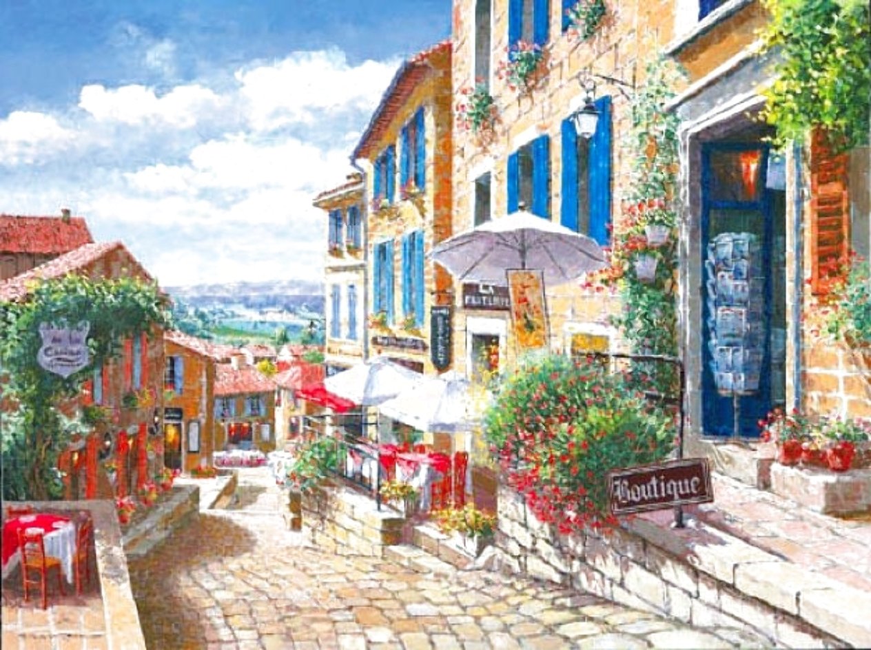 Sam Park, Streets of St Emilion, 2002 by Sam Park - For Sale on Art ...