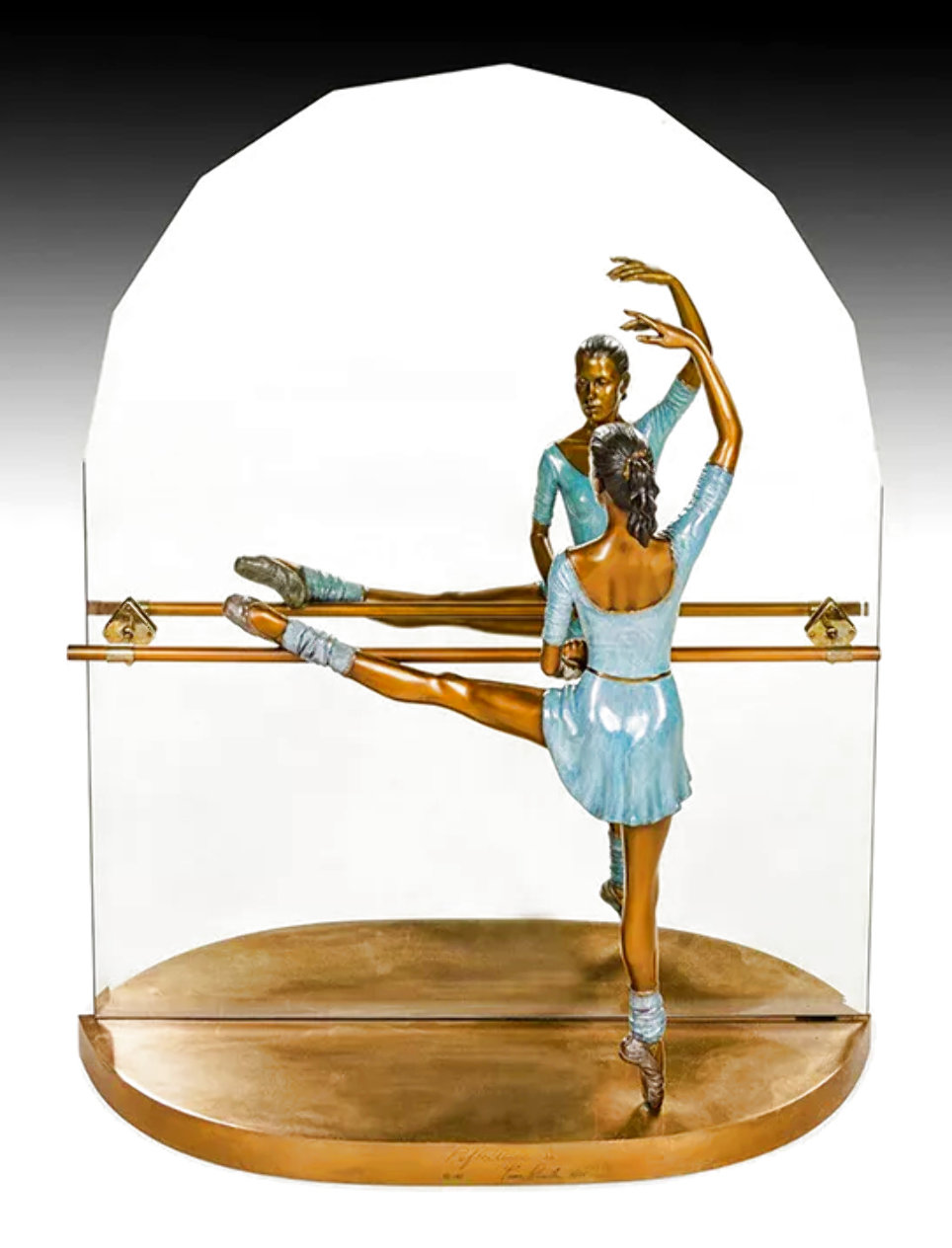 Reflections II 1987 Limited Edition Bronze Sculpture by Ramon Parmenter ...